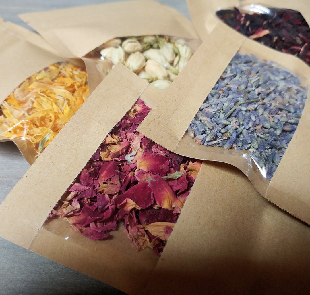 Dried Flowers Sample Packs, Great for Roller Bottles for Essential Oils ...