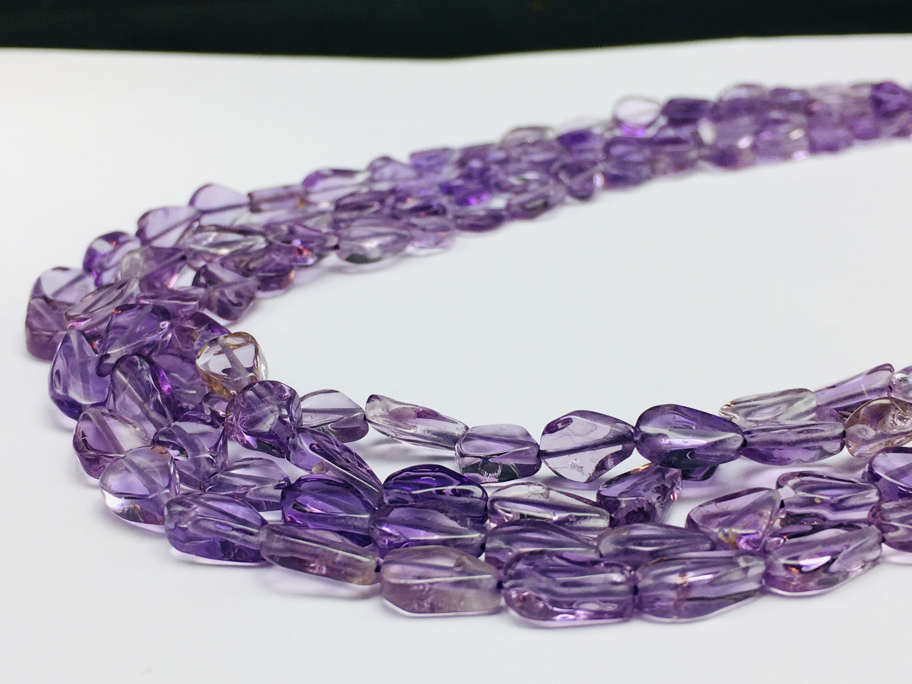 Natural Amethyst/smooth Pear Shape/approx. 3x7mm Till 3x12mm - Etsy