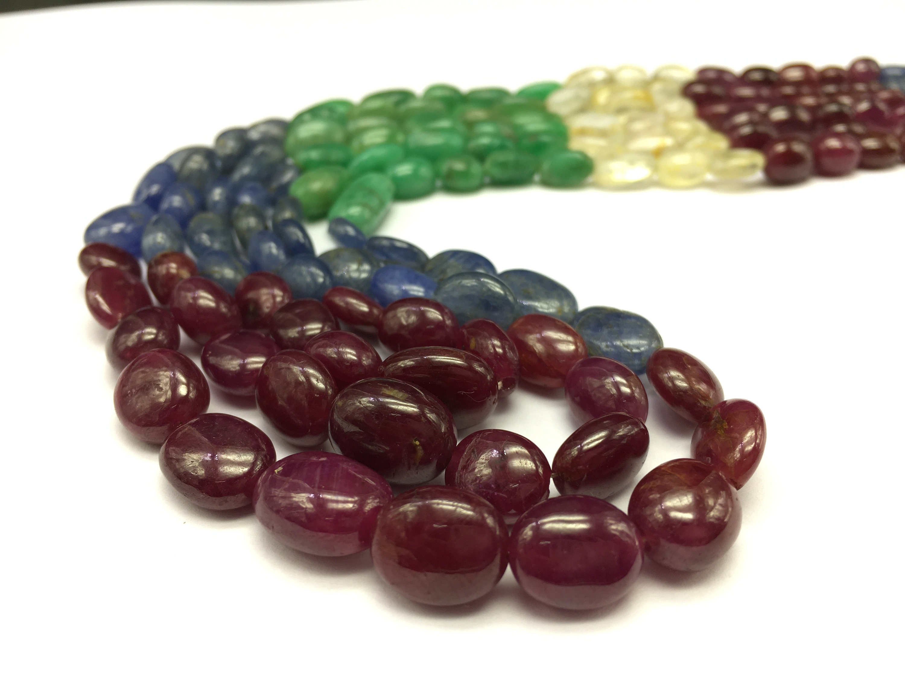 Natural MULTI PRECIOUS Stones/smooth Oval Shape/size 5x7mm Till 10x13mm ...