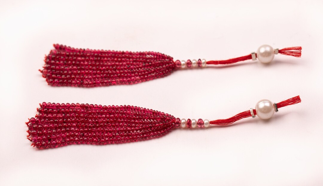 Natural RUBY Spinel/smooth Rondelle/approx. 2MM Till 3mm/beautiful Deep ...
