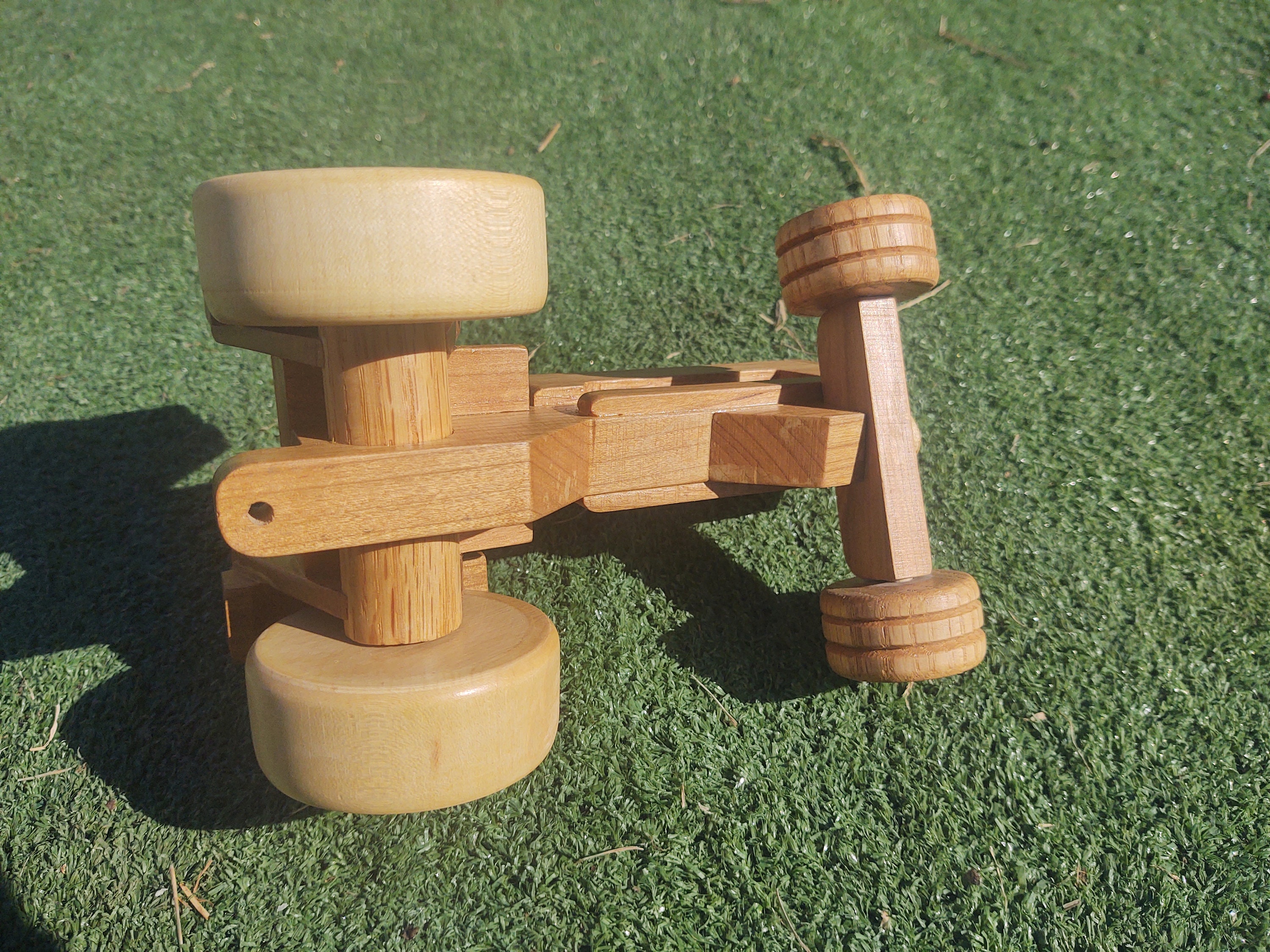 Handmade Wood Toy 2 Wheel Drive Tractor - Etsy