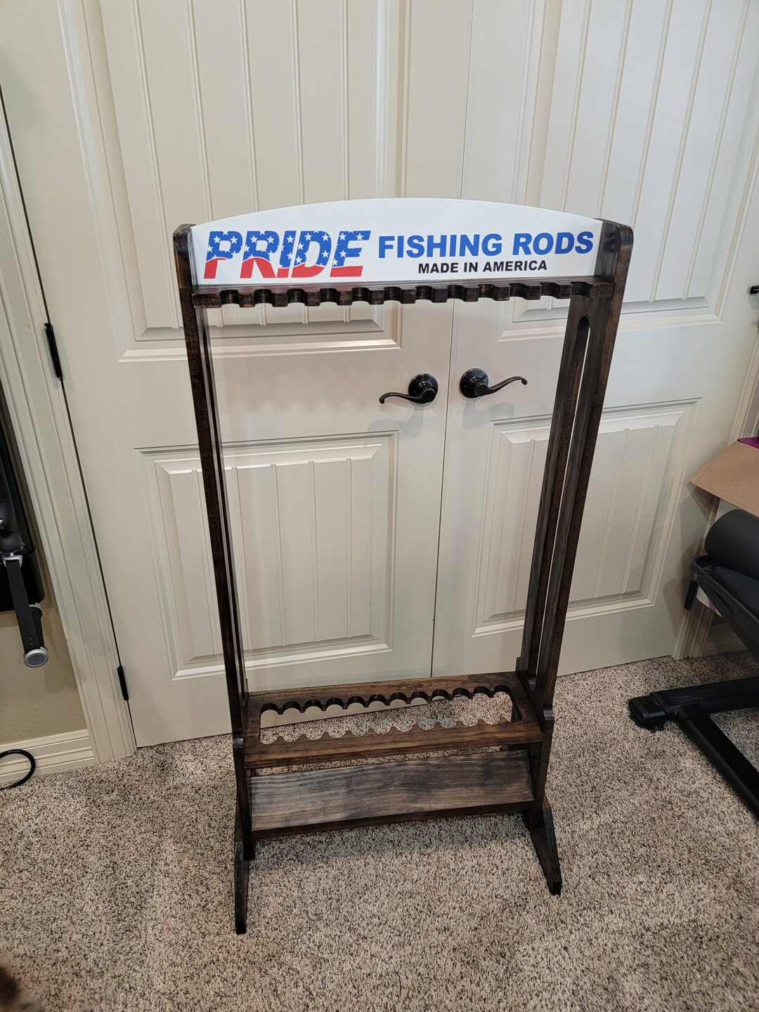 24 Fishing Rod Rack - Etsy