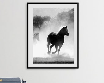 Horse poster | Etsy