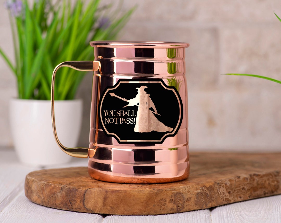 Lord of the Rings LOTR Gift Beer Mug You Shall Not Pass Gandalf Mug ...