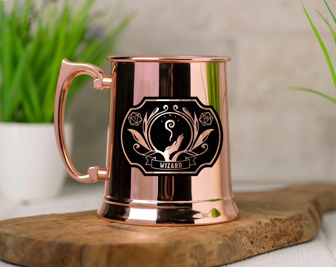 Wizard Class Dnd Mug Dungeon and Dragons Beer Mug Personalized - Etsy