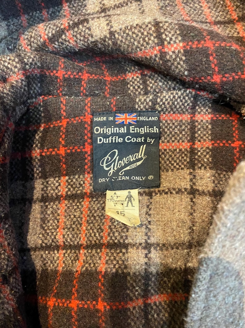 Vintage Gloverall Duffle Coat, 60s Mod English Wool, Horn Toggles - Etsy