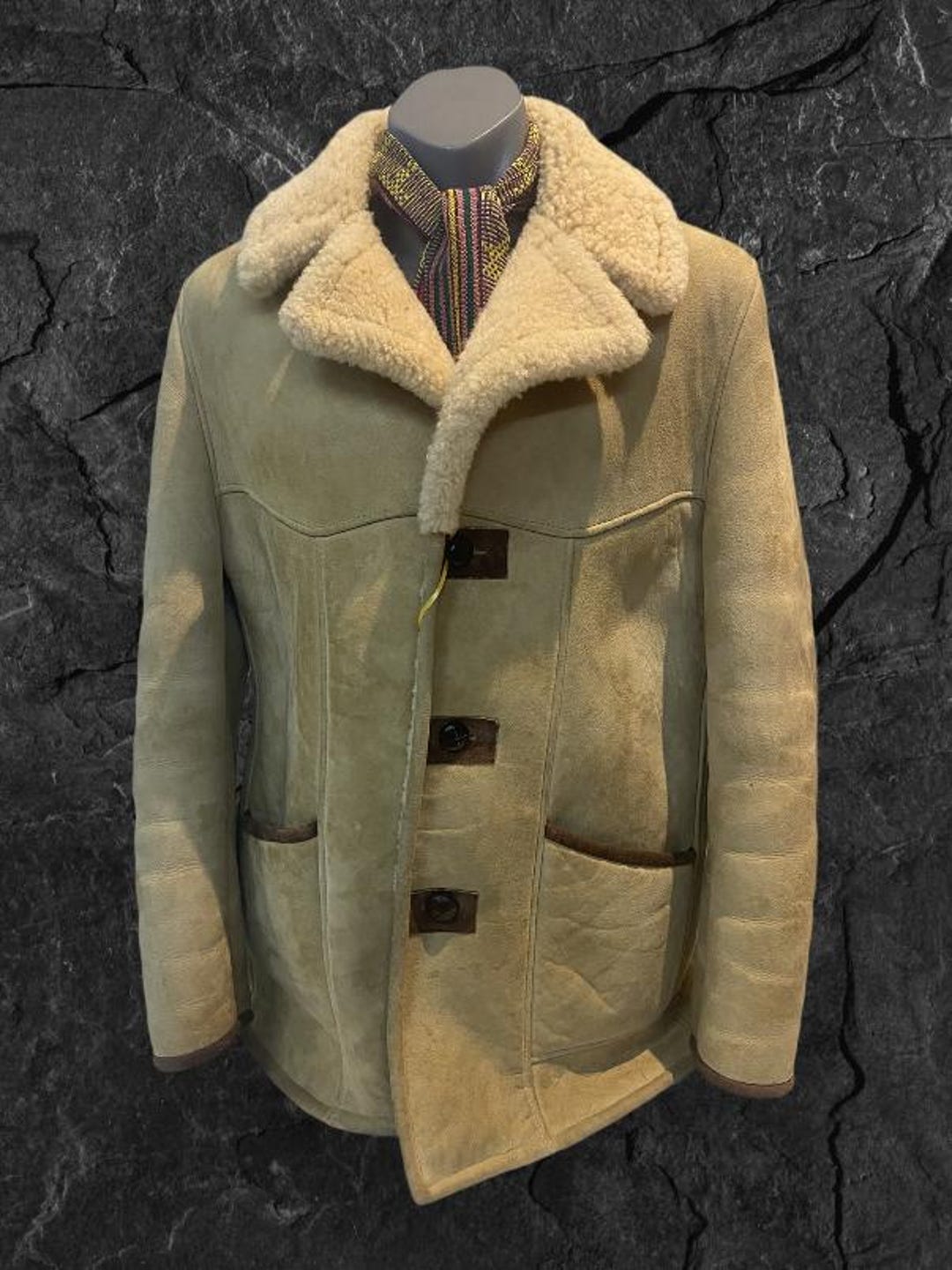 Vintage Shearling Australian Jacket Authentic Shearling Jacket - Etsy
