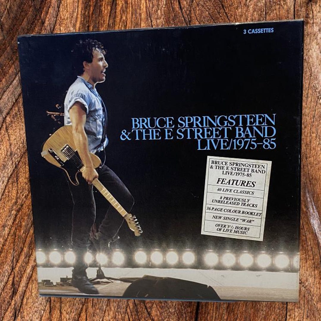 Bruce Springsteen Vintage Cassette Box Set !..live 1975-1985 3 Cassette ...