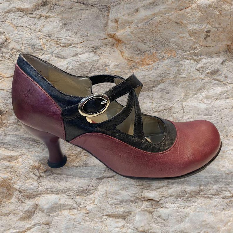 John Fluevog Purple Black Pumps - Etsy