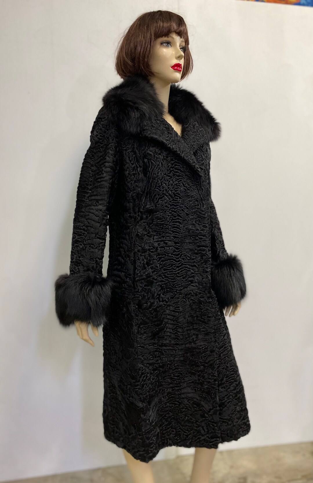 Superb Swakara Astrakan Full Coat - Etsy