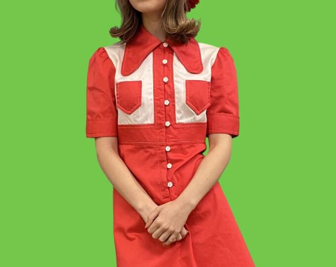Vintage Mod Mini Dress Carnaby St Mini Sixties Mini Dress - Etsy