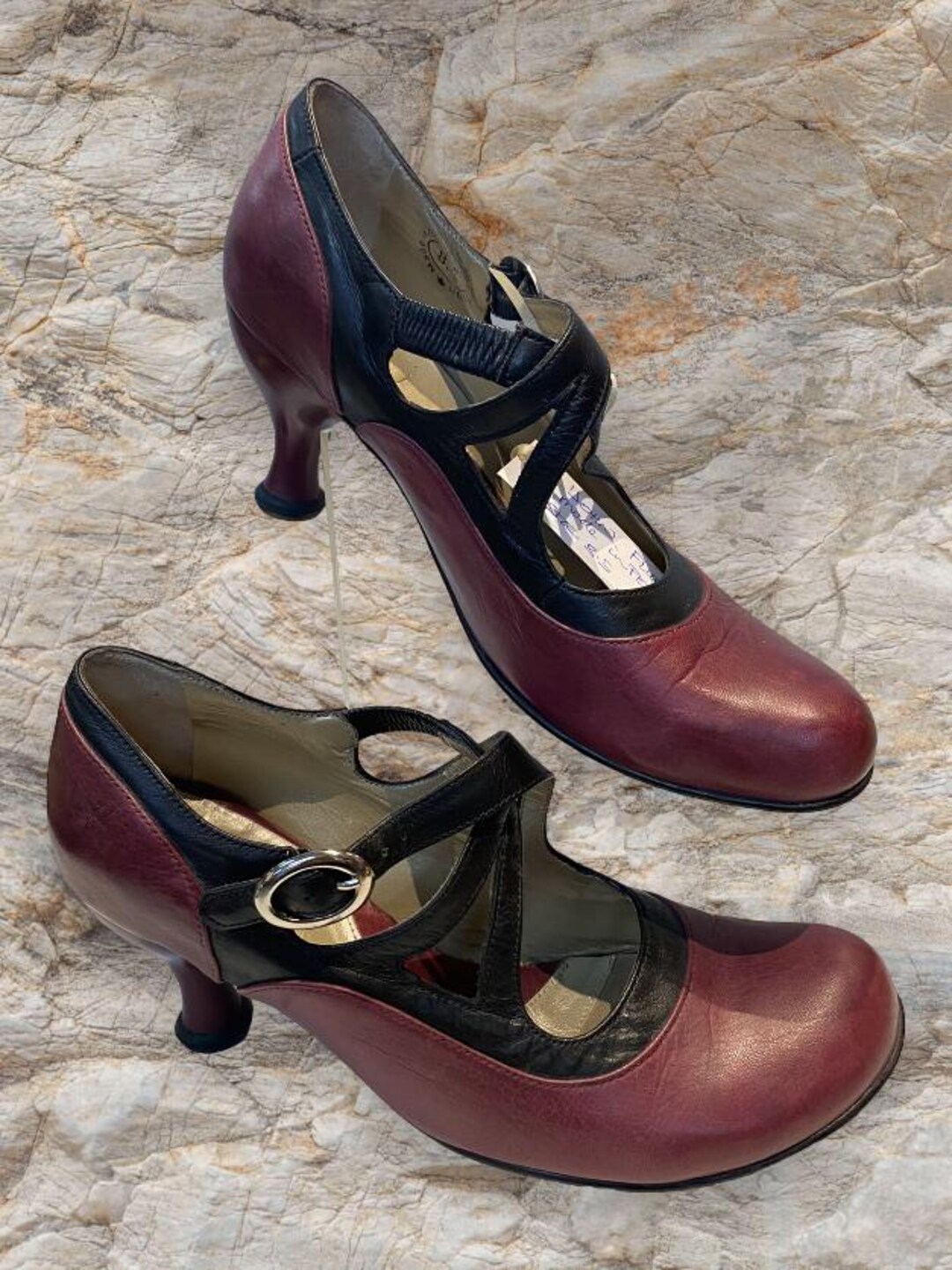 John Fluevog Purple Black Pumps - Etsy