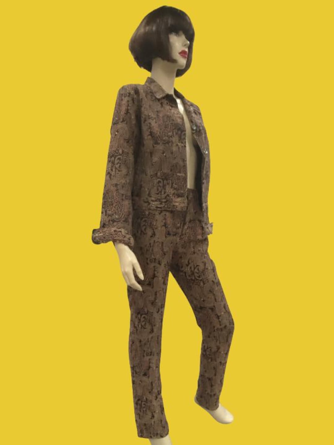 Vintage Hot Tuna Paisley Jacket and Jeans Set, Australian Made - Etsy