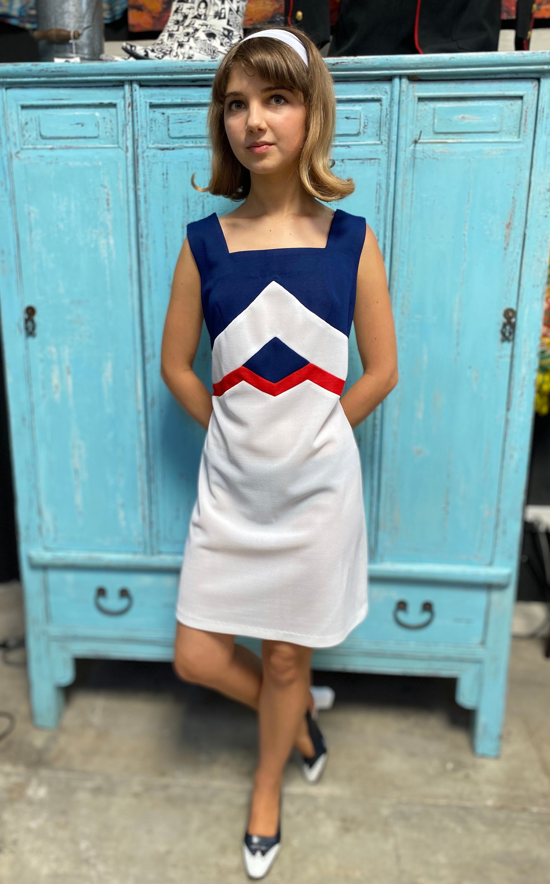 60,s Vintage MOD Dress - Etsy