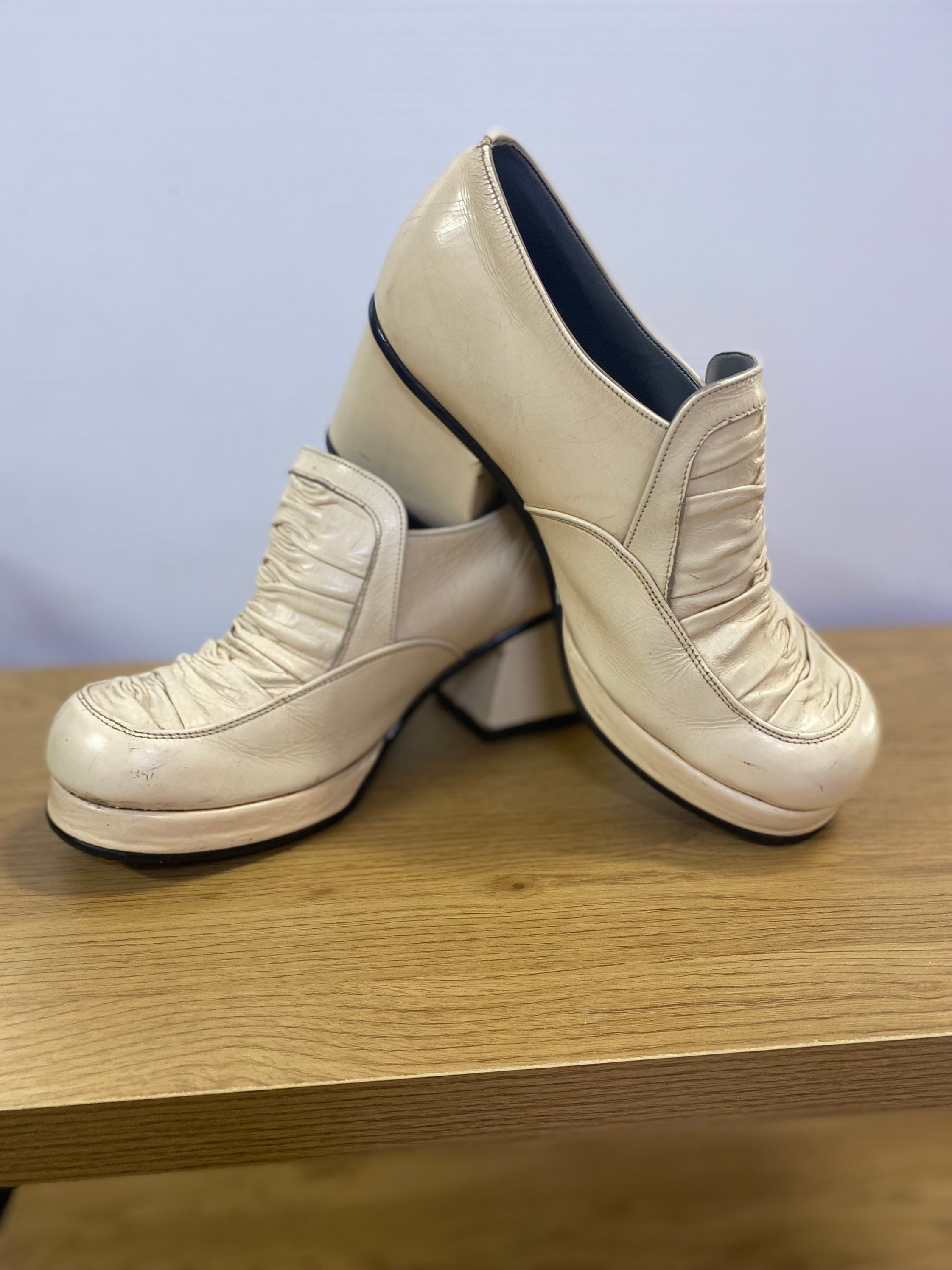 Vintage Seventies Mens Platform Disco Pimp Shoes - Etsy