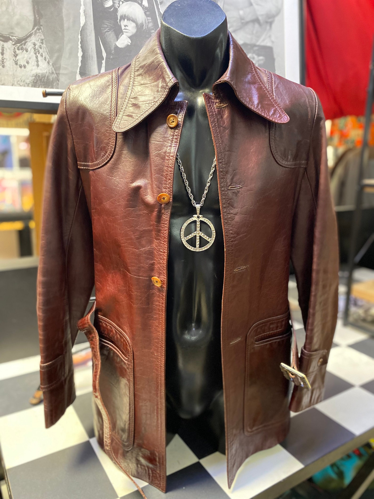 Authentic Carnaby St . Mod Leather Jacket. - Etsy