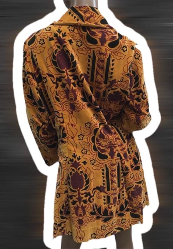 60,s Vintage Mod Boho Velvet Jacket The Kinks Pop Cul… - Gem