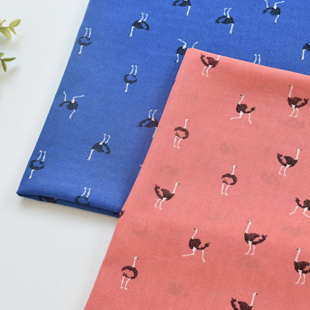 Baby Ostrich Digital Print Cotton Fabric for Clothing, Bag and Home ...