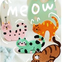 Cat Applique - Etsy