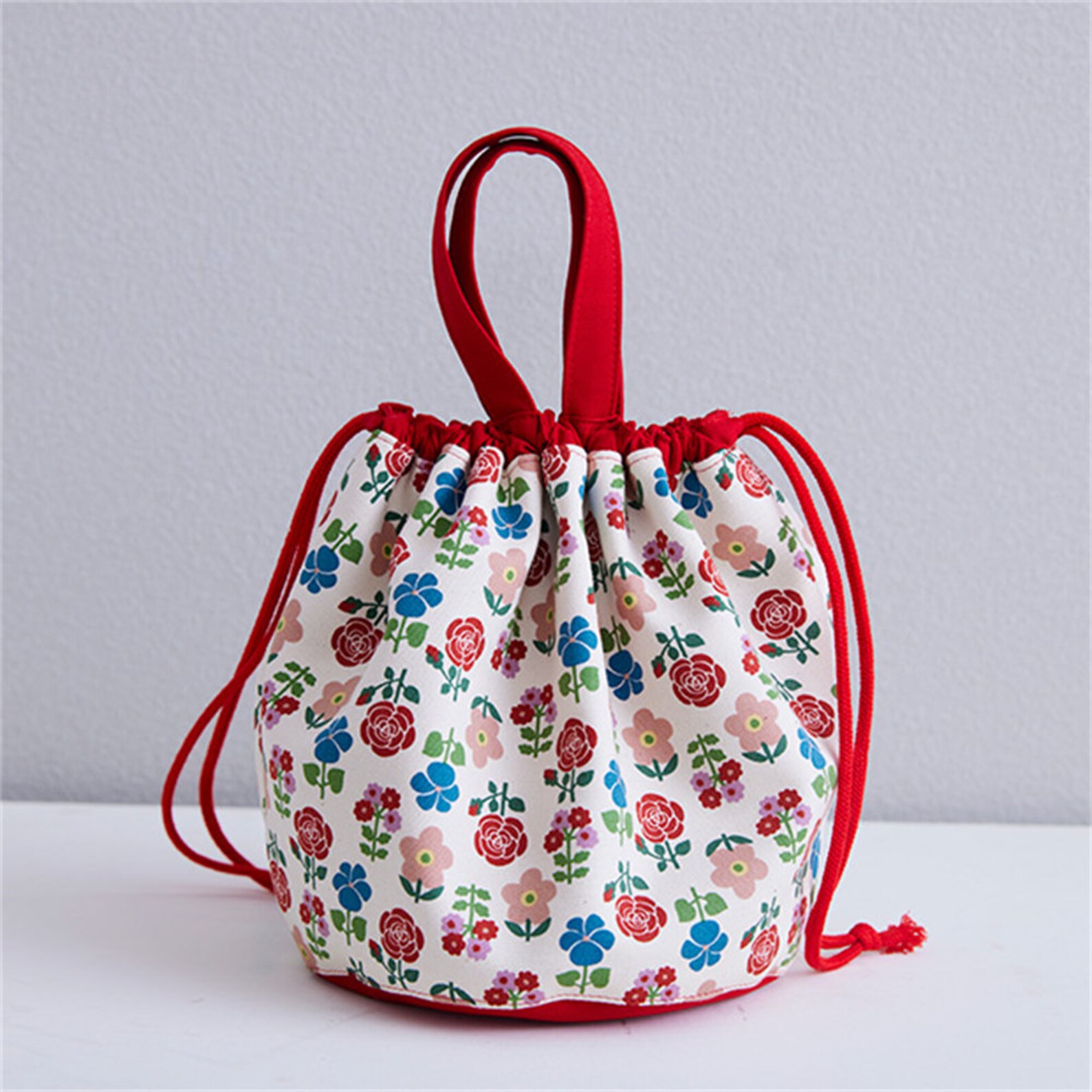 Grafischer Blumen Blumen Muster Made in Japan KOKKA Fine Canvas ...