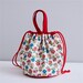 Grafischer Blumen Blumen Muster Made in Japan KOKKA Fine Canvas ...