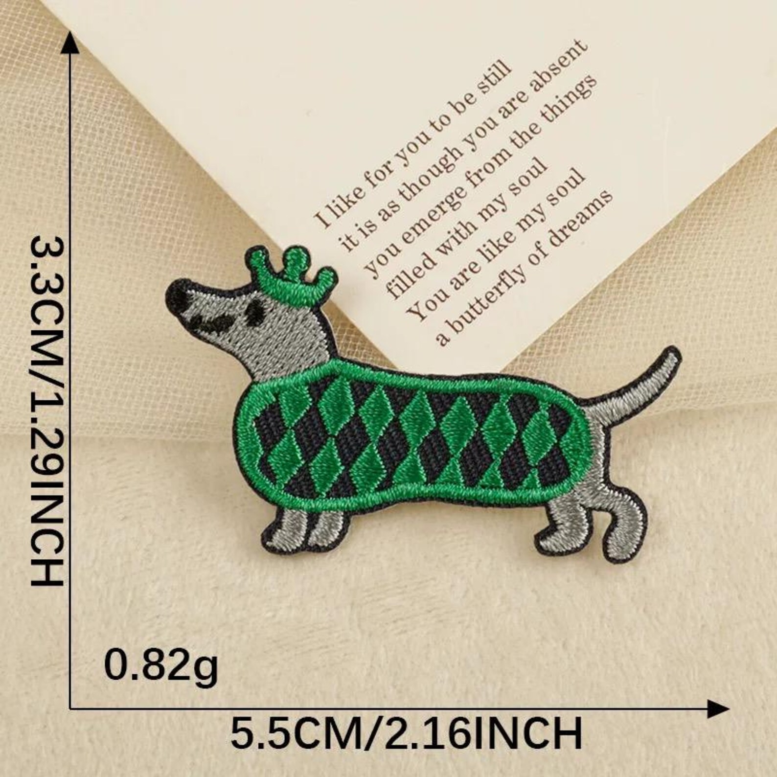 Dachshund Dogs Puppy Applique Patch, Patch Iron on Sew on Full ...