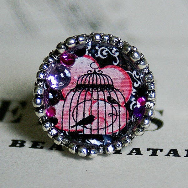 Cage Ring - Etsy