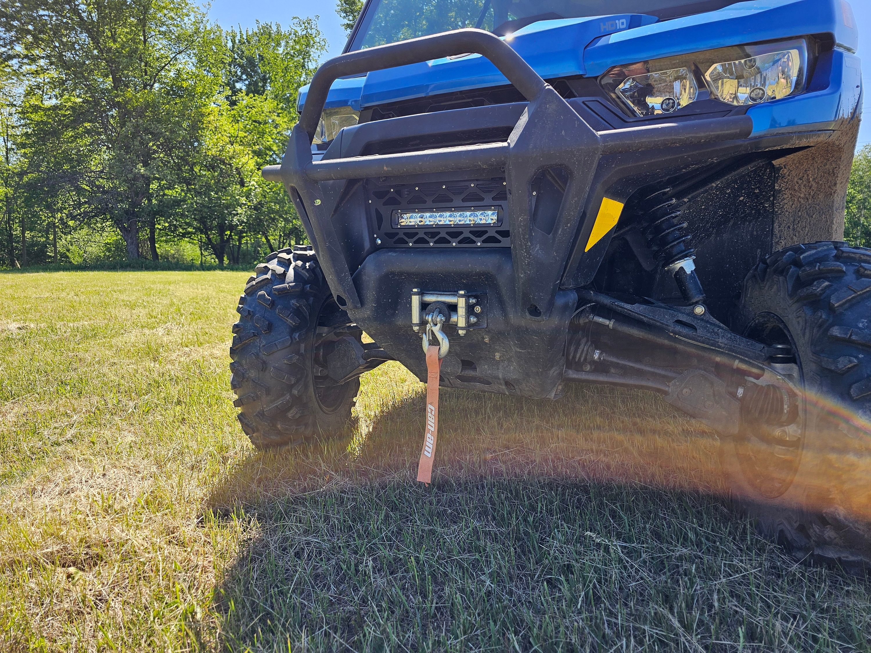 Can Am Defender Steel Lightbar Grille - Etsy