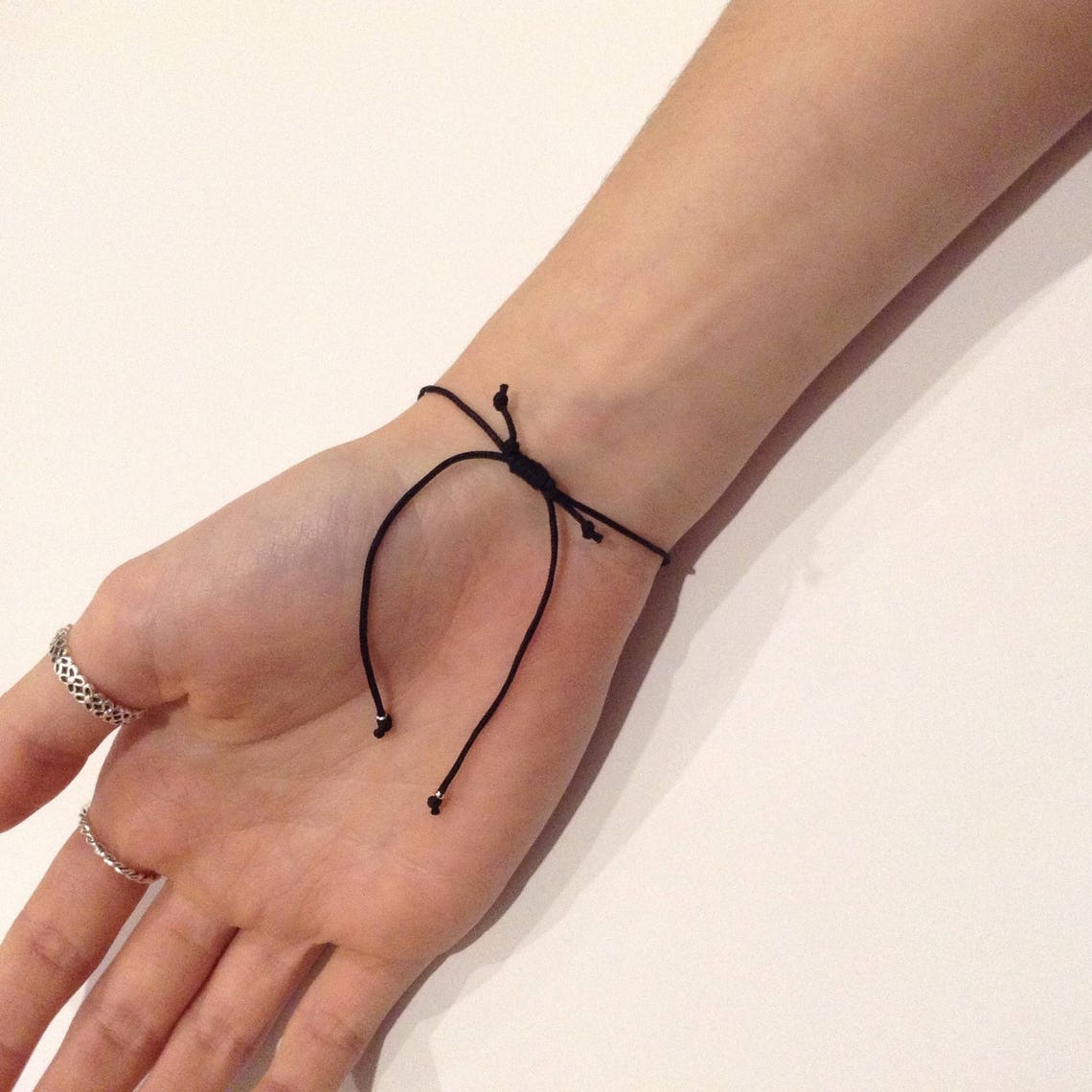 More Colours Adjustable Lotus Flower Cord Charm Bracelet or - Etsy