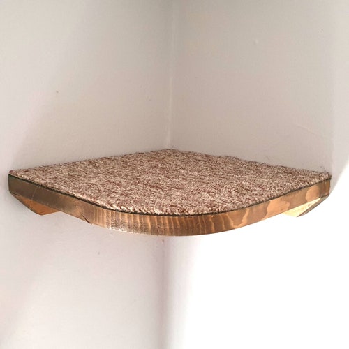 Large Wall Mounted Cat Shelf Play Platform With Bed Solid Etsy