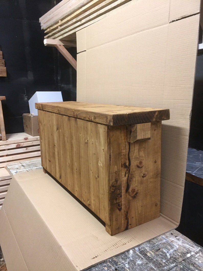 Handmade in Devon Double Shoe Bench With Back - Etsy UK