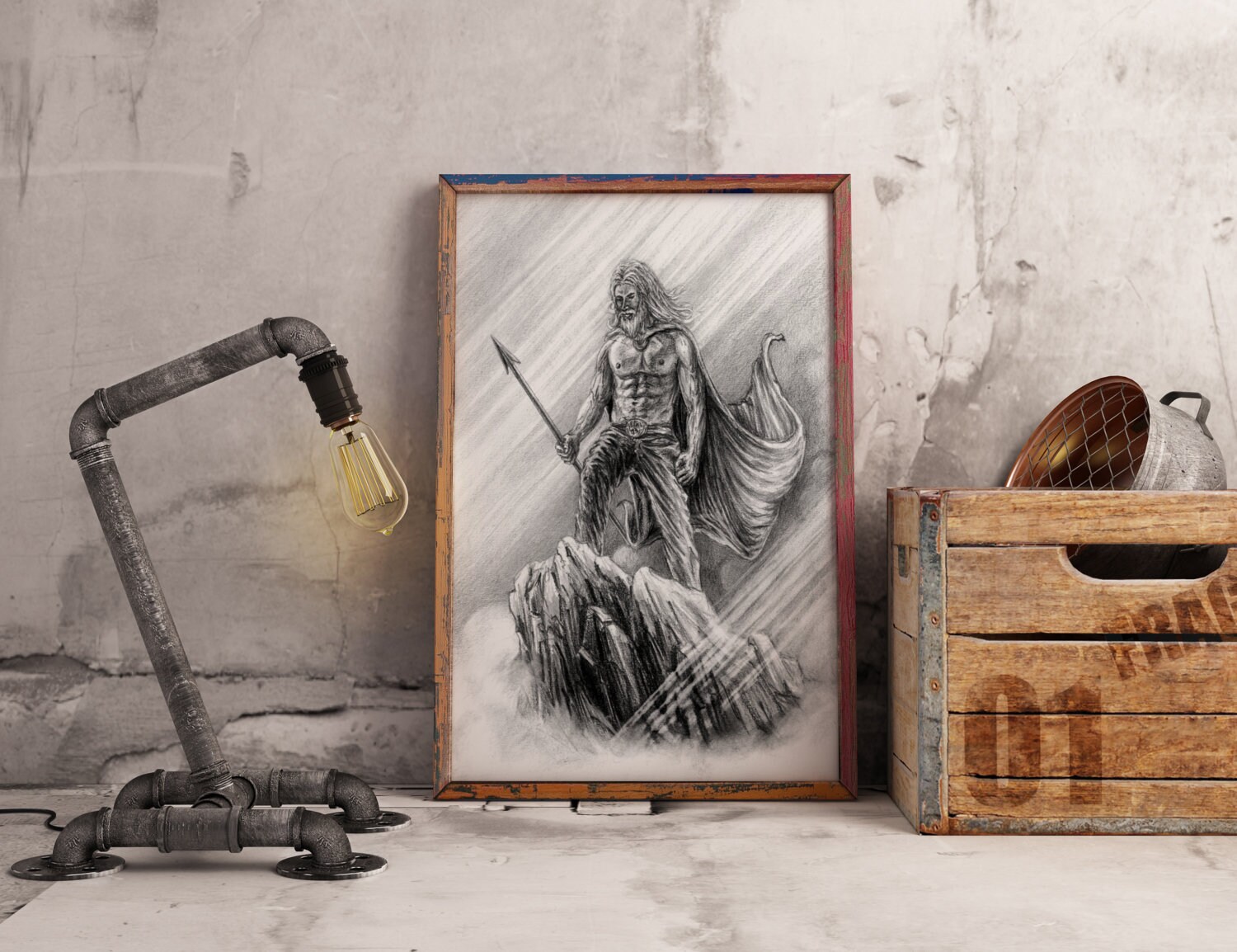 Perun, God of Thunder | Printable Art | Digital Files - Etsy