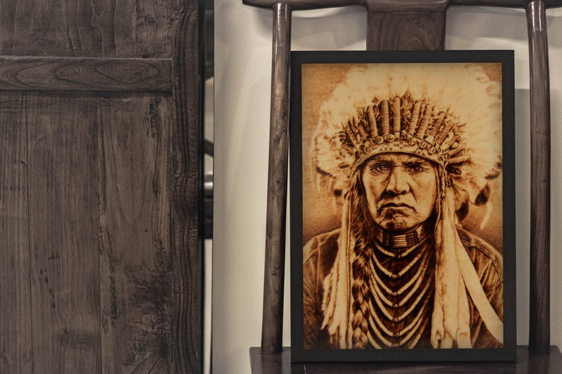 Native American Man | Printable Art | Digital Files - Etsy