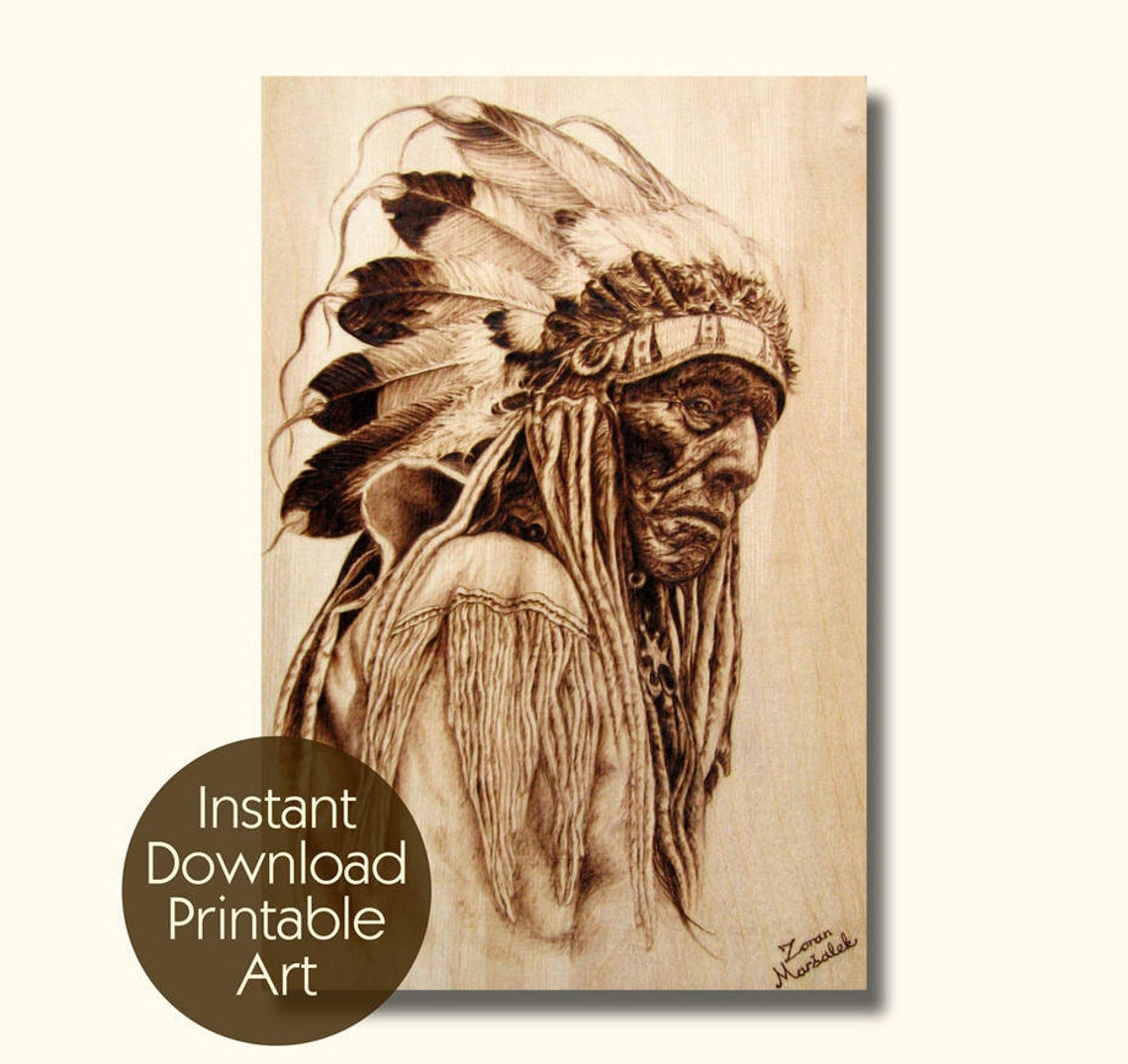 Native American Printable Art Digital Files - Etsy