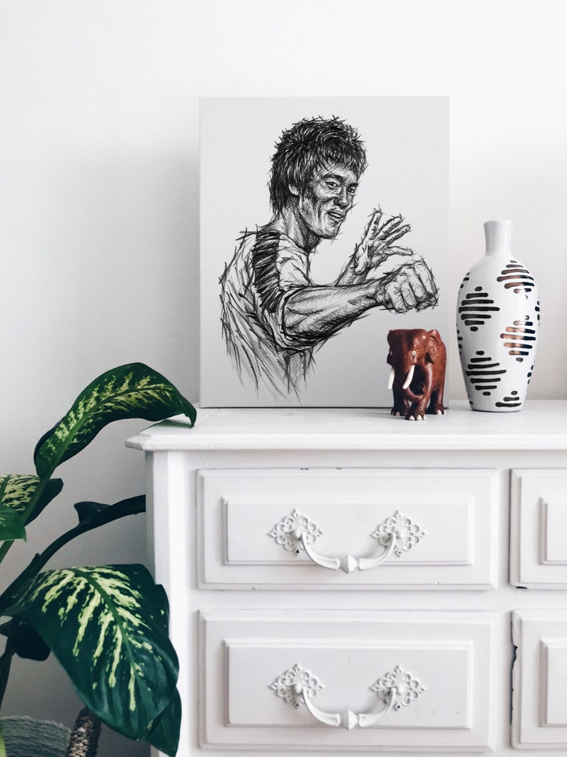 Bruce Lee Printable Art Digital Files - Etsy