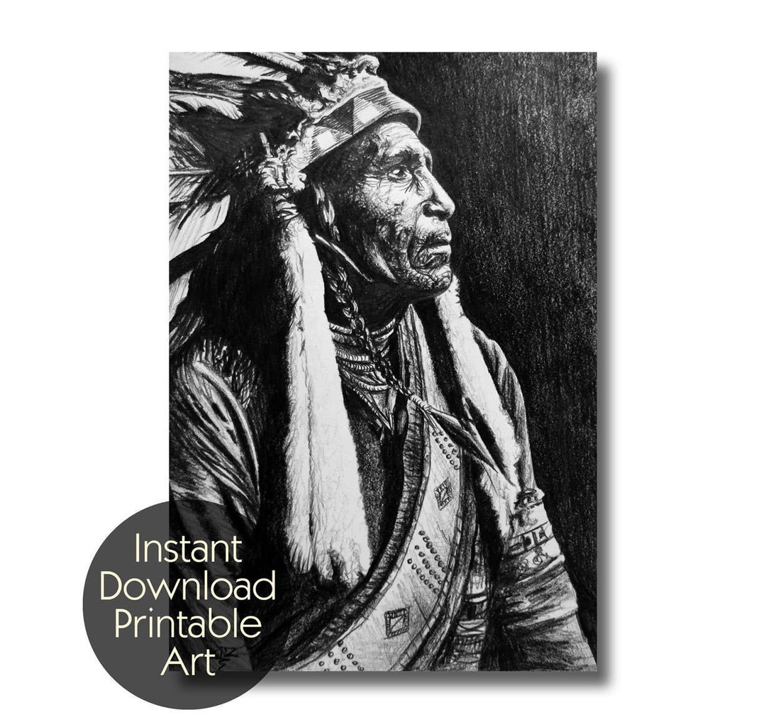 Native American Printable Art Digital Files - Etsy
