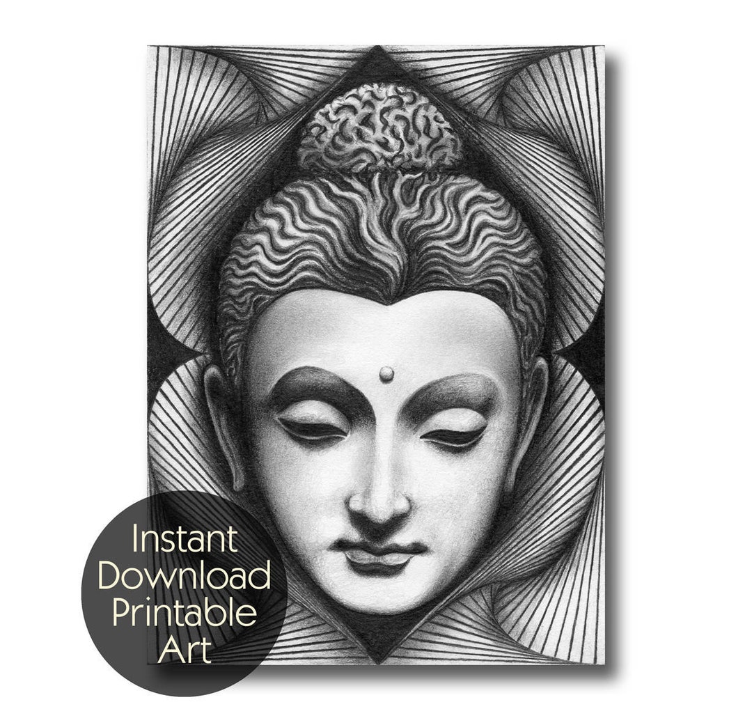 Gautama Buddha | Printable Art | Digital File - Etsy