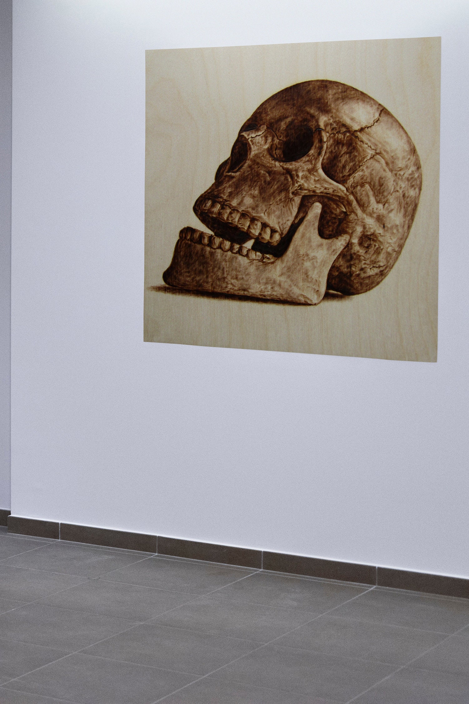 Skull Pyrography Wood Burning Art Instant Download - Etsy