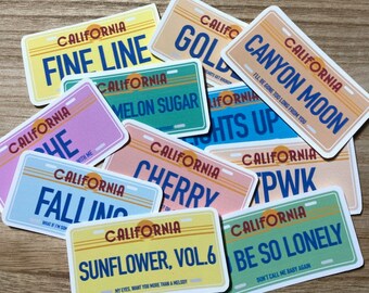 Harry Styles License Plate - Etsy