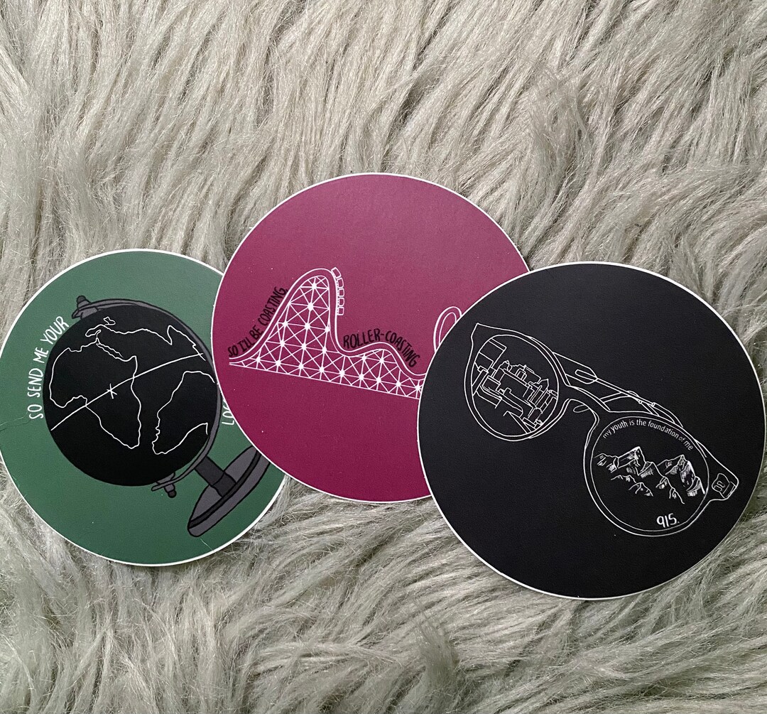 Khalid Vinyl Sticker Bundle 3 X 3 In. 3 Stickers American Teen Location ...