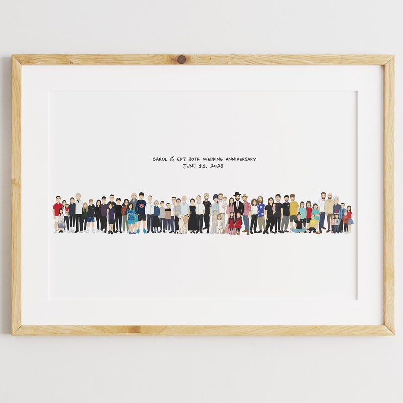 Extended Family Portrait - Etsy