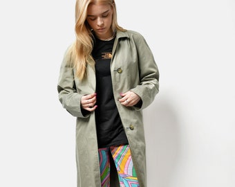 Classic Vintage 90s Beige Trench Coat Women | Detective Classic Vintage 90s Beige Trench Coat Women | Detective