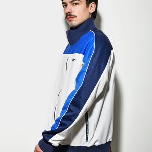 PUMA Retro Track Jacket White Blue Colour Men's Vintage Sports Active ...