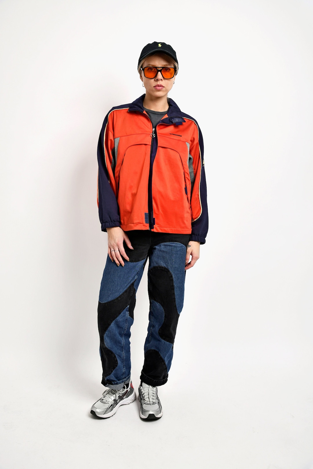 DIADORA 90s Track Jacket in Orange Colour Unisex | Old School Vintage ...