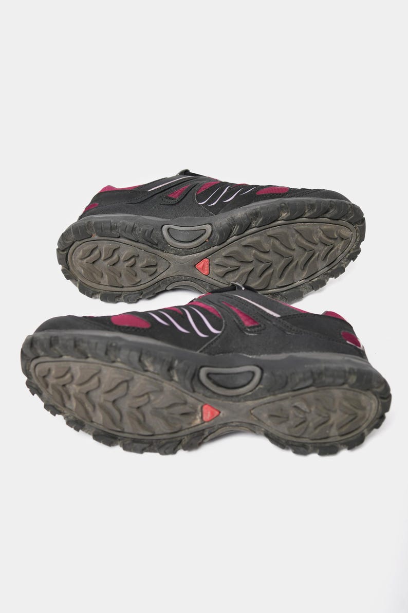 Salomon Ellipse GTX W Hiking Shoes for Women Black Burgundy Purple ...