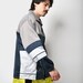 Vintage 90s Track Jacket Navy Blue Grey | Men's 00s Y2K Swag Hipster ...