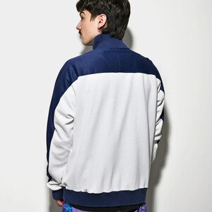 PUMA Retro Track Jacket White Blue Colour Men's Vintage Sports Active ...