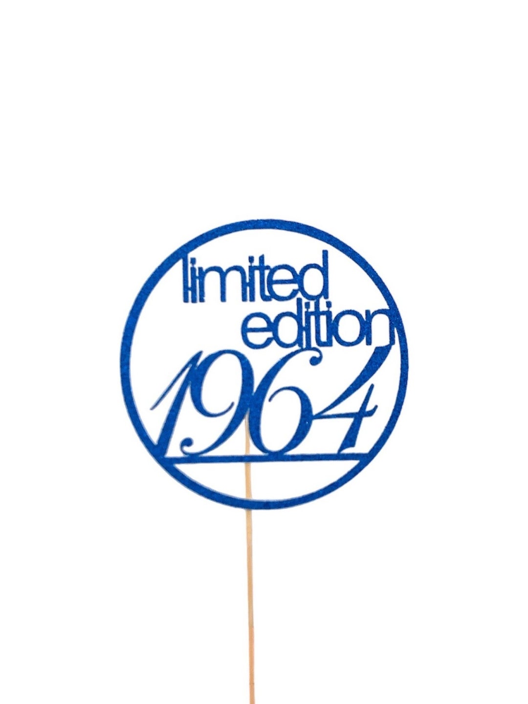 Limited Edition 1964 Cake Topper Custom Birthday Anniversary ...