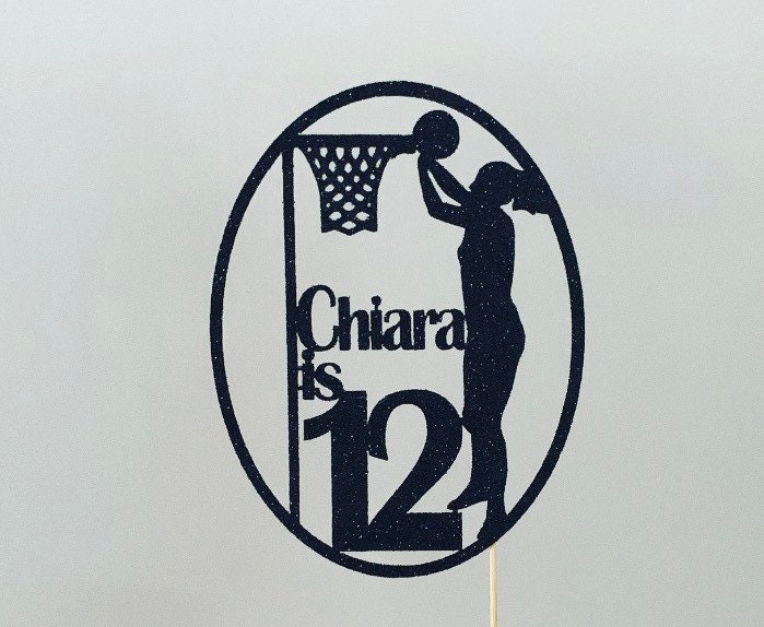 Personalised Netball Cake Topper Custom Birthday Add Any Name | Etsy