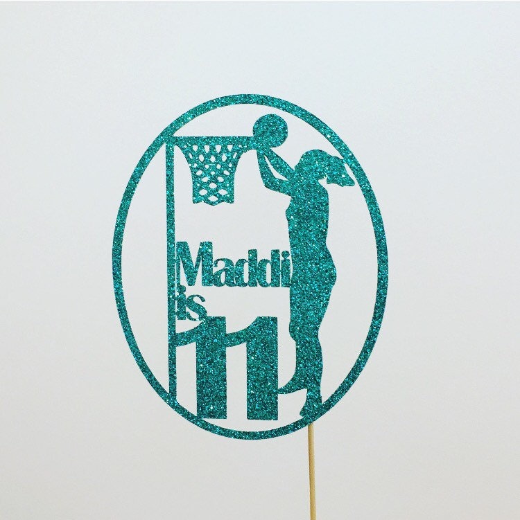 Personalised Netball Cake Topper Custom Birthday Add Any Name | Etsy